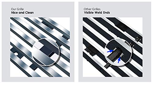 APS Compatible with Chevy Silverado 2500HD 3500 2005-2006 & 06 1500 HD SS & 07 Classic Main Upper Stainless Steel Chrome Billet Grille Grill Insert C65306A