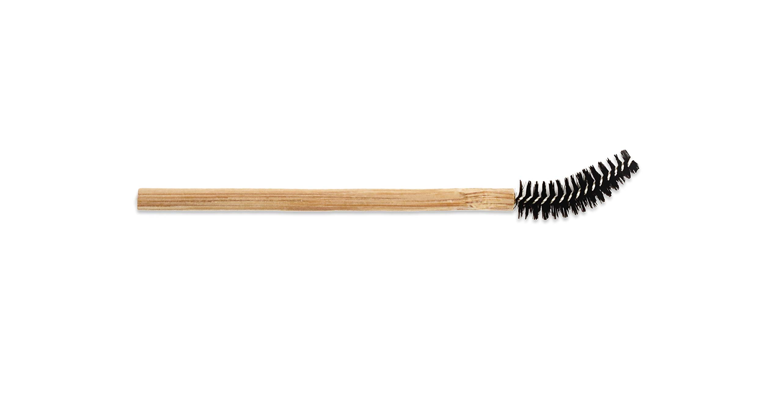 Artist's Choice Eco Friendly Bamboo Curved Mascara Wands - Lifts, Separates, and Enhances Eye Lashes, High Bristle Density, Single-Use Option for Professionals