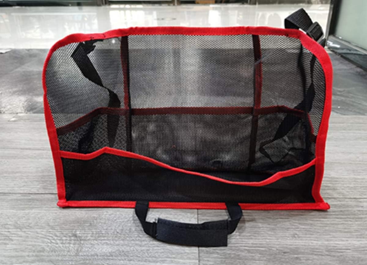 MENGDA Car Net Pocket Seat Back Organizer Handbag Holder, Capacity Bag Driver Storage Netting Pouch Barrier of Backseat Pet Kids