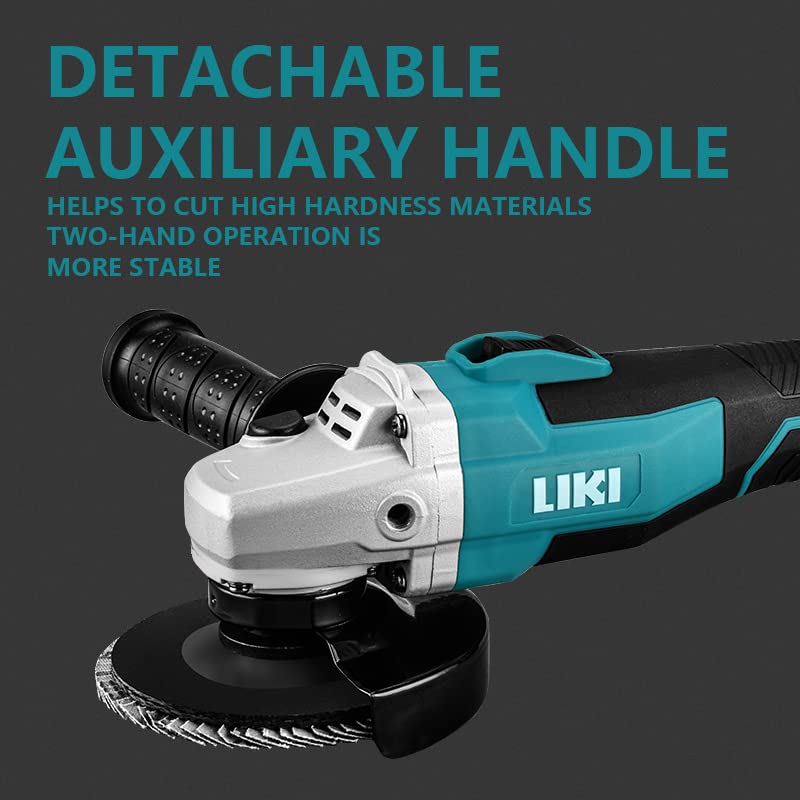 20V Cordless Angle Grinder, 4-1/2''Cordless Grinders, Metal Cut Off/Polish Tool,With 2.0Ah Battery& Charger, For Cutting And Grinding