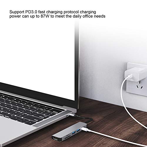 Type‑C Docking Station Adapter Hub Adapter Docking Station Adapter Easy USB Intelligent for Travel Home