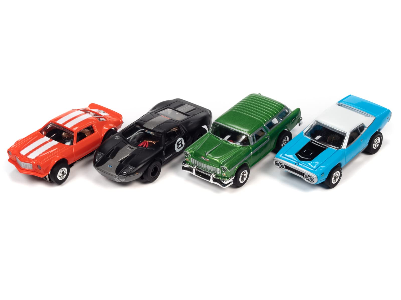 Auto World Xtraction Flamethrower R33 1970 Chevrolet Camaro (Orange) HO Scale Slot Car