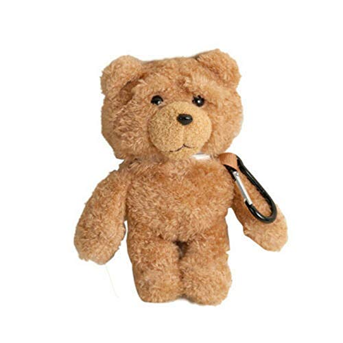 for Airpods Case, Bear Plush Doll Cute 3D Cartoon Airpods 1&2 Gen Cover Hooks Button Rechargeable Earphone Headphone case, Shockproof, Anti-Fall and Dustproof Protective (Bear)
