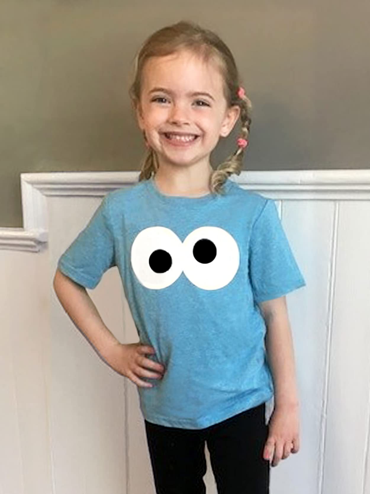 Isaac Mizrahi Loves Sesame Street Cookie Monster Toddler Baby Short Sleeve Tee (3T, Blue)