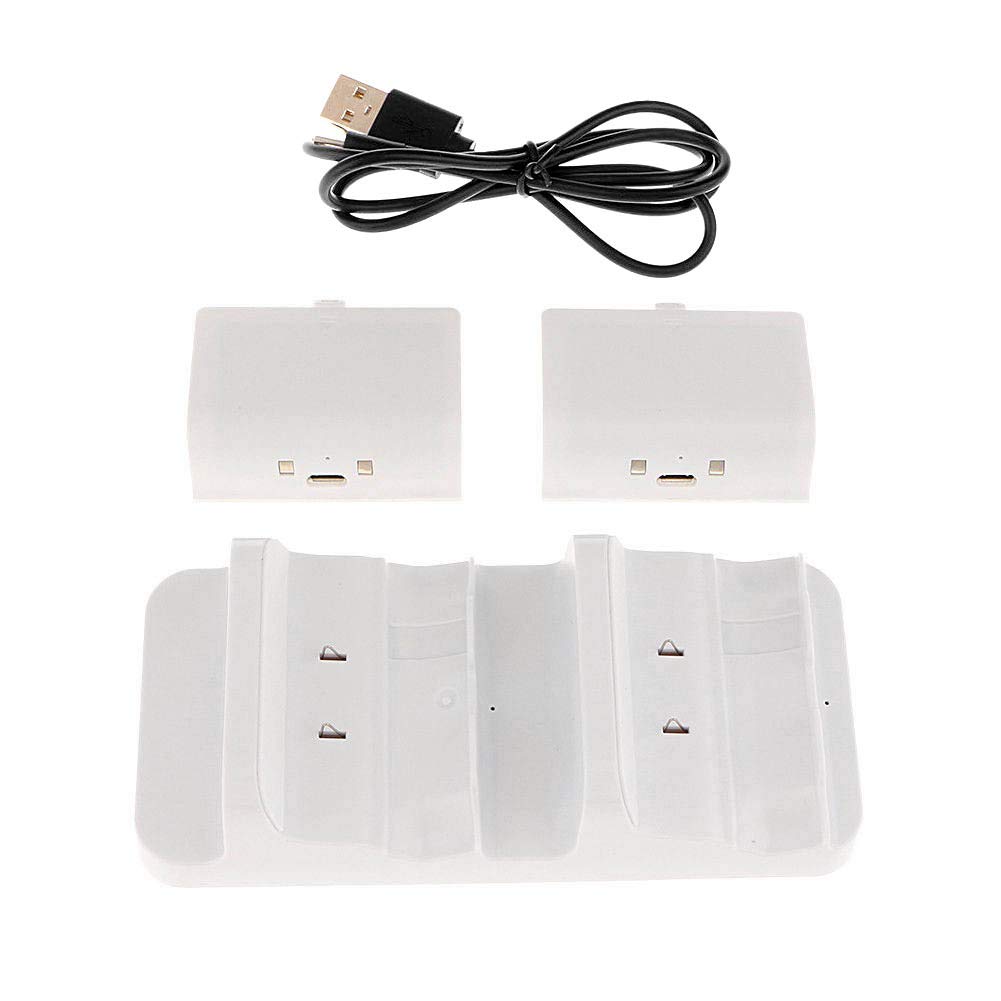 Anniston Kids Toys, USB Dual Controller Charger Dock Station Base with Battery Packs for Xbox One S Learning & Education for Children Toddlers Boys Girls