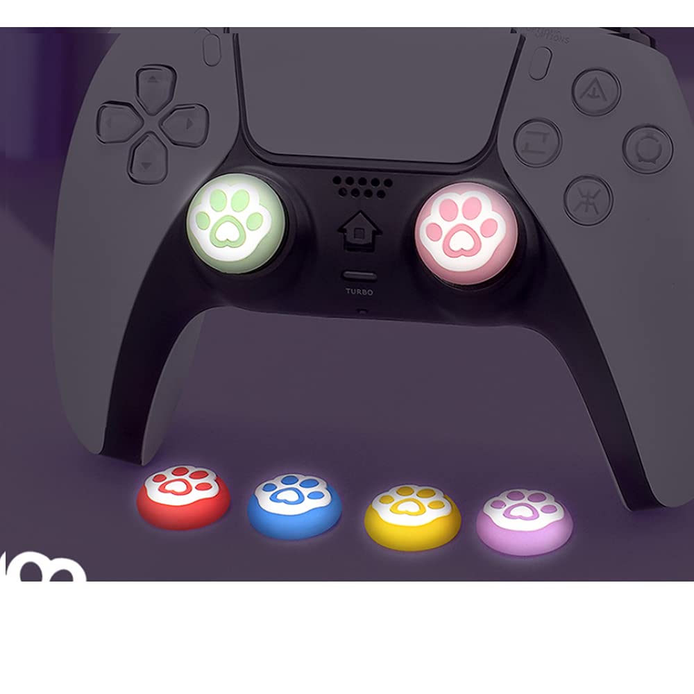 Analog Stick Joystick Rubber Silicone Cap Thumbstick Thumb Grip Cover Case Skin Joystick Grips for PS4 PS3 Xbox One Xbox 360 Controller (A # Blue)