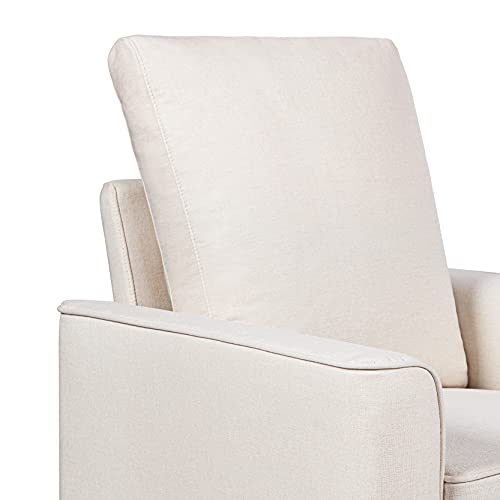 Million Dollar Baby Classic Alden Swivel Glider in Performace Cream Eco-Weave, Water Repellent & Stain Resistant, Greenguard Gold & CertiPUR-US Certified