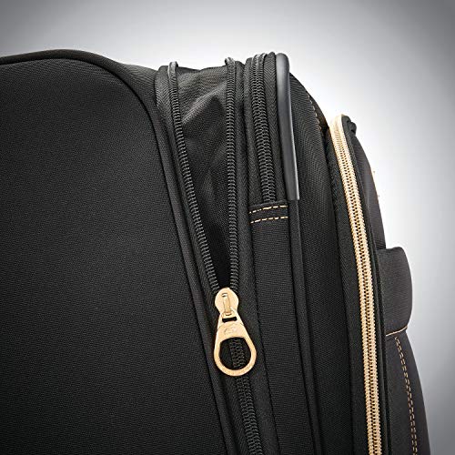 American Tourister Belle Voyage Softside Luggage with Spinner Wheels, Black, Carry-On 21-Inch