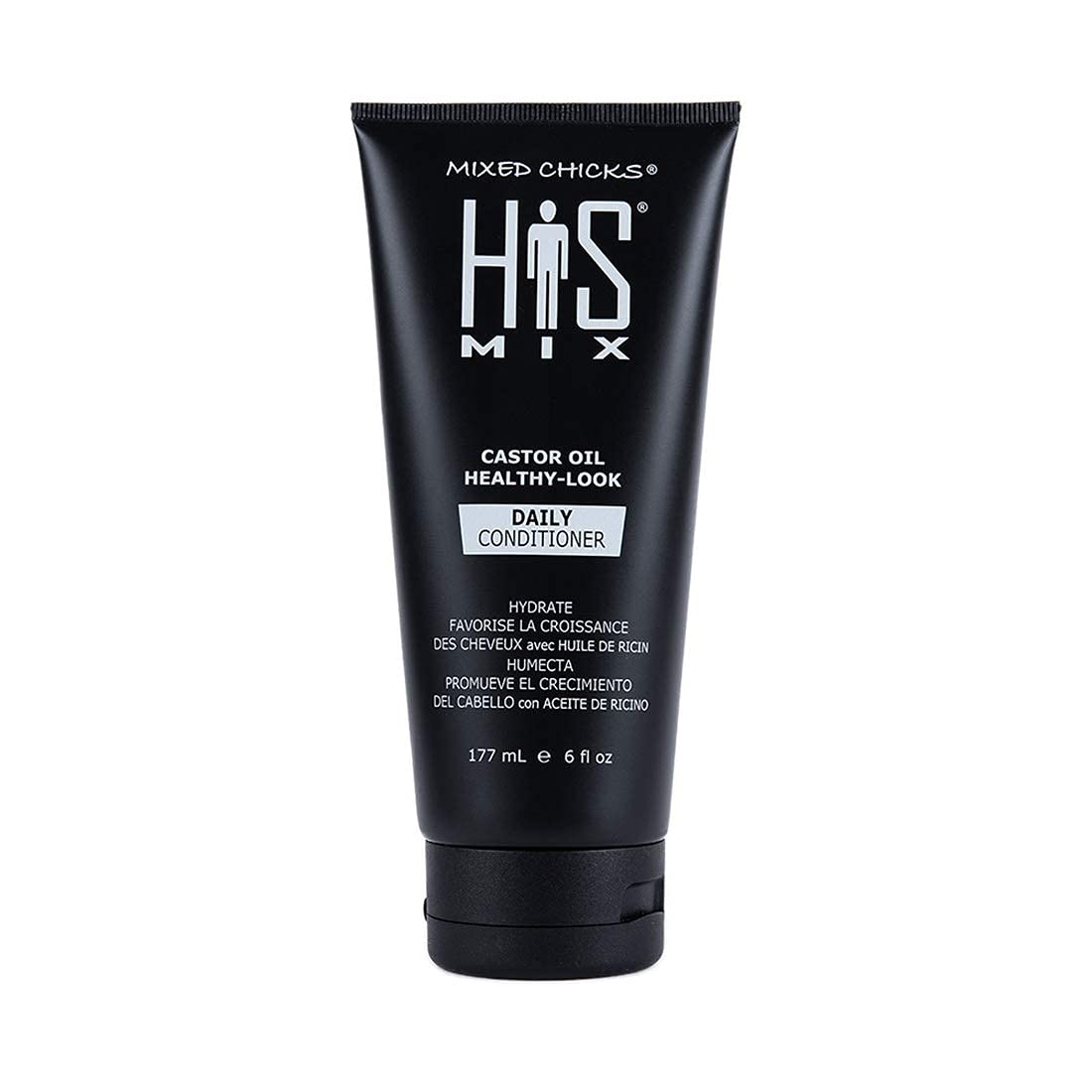 Mixed Chicks HIS MIX Healthy Look Daily Hair Conditioner for Men, 6 fl. oz. / 177 ml.