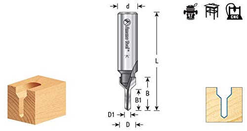 Amana Tool - (55230) Countersink Screw Slot 7/16 Dia x 13/16 x 1/2 Shank