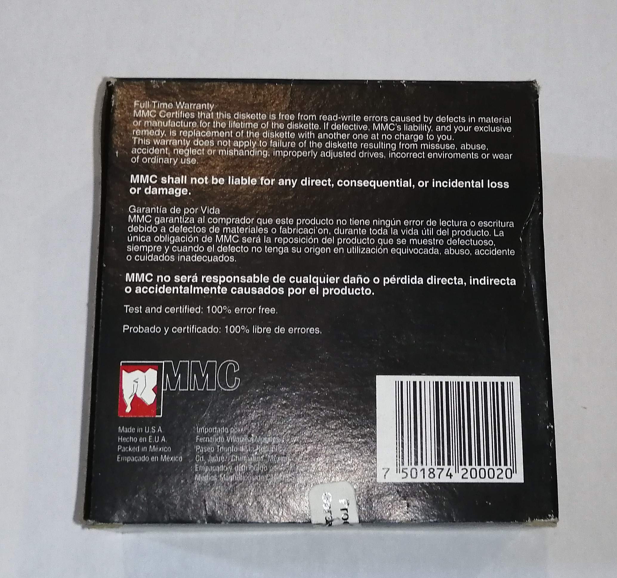 MMC 3.5" Floppy Diskettes HD Made in USA (Discounted by Manufacturer)