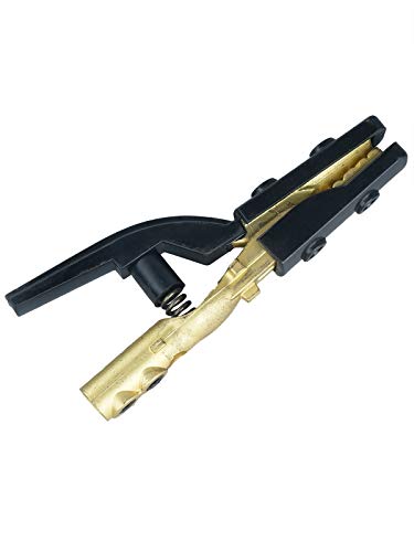 300A Welding Electrode Holder Clamp Style Casting Brass Materials for Arc MMA Welder,Black