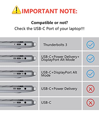 USB C Hub VGA Adapter, YIYOO 10-in-1 Docking Station with Ethernet 1000Mbps, VGA, 4K USB C to HDMI, 2 USB 3.0, 2 USB 2.0, Micro SD/TF Card Reader, USB-C PD 3.0, Compatible for Laptops, Computers