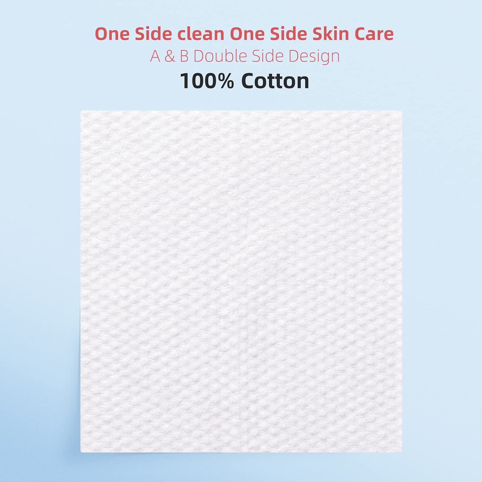 MODODOU 100 Counts Per Box Facial Towels Disposable Face Towels For Drying Face Wipes Cotton Pads Use For Cleansing Face Towelettes 100% Cotton All Skin Use Senstive Skin Use