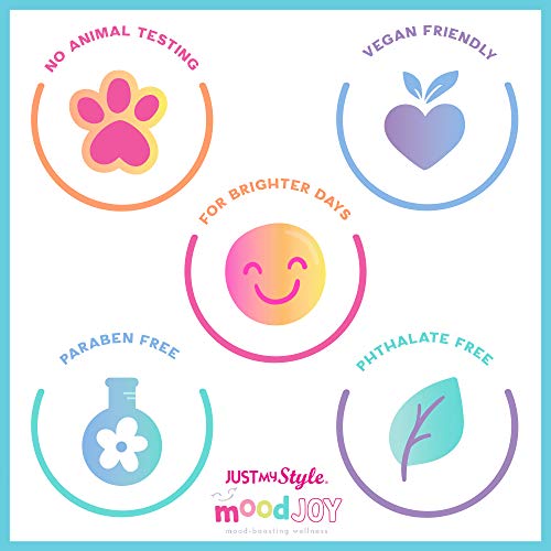 Just My Style MoodJoy Soak in Spirits Bubbly Bath Time Set by Horizon Group USA, Bath Spa Essentials, Lavender Bubble Bath, Rose Bath Soak, Magic Rainbow Bath Bomb, Aromatherapy Bath Kit, Bath Set