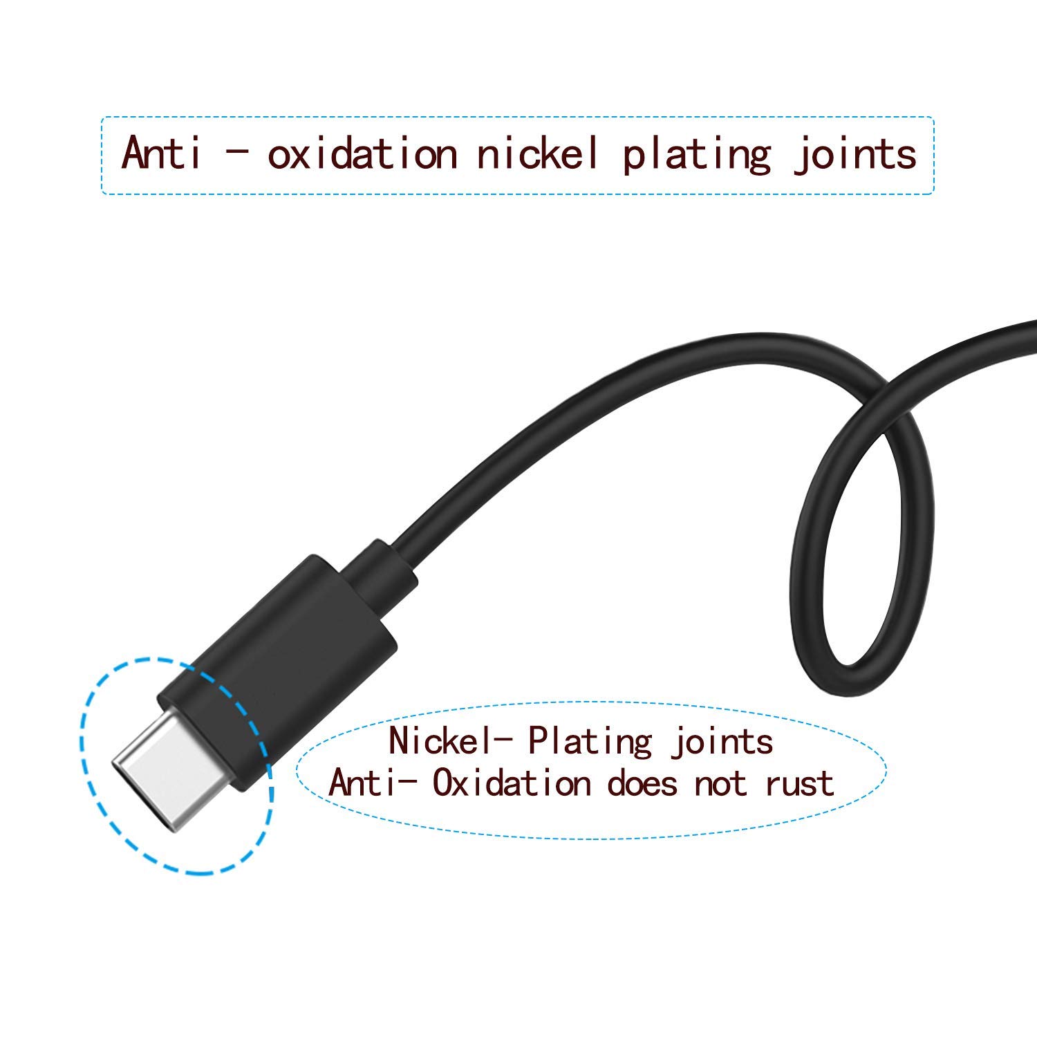 WPAICHENG USB C Charger Charging Cable Cord Compatible for Echo Buds 2, Raycon E25 Pro E55 E85 Fitness/Gaming, Tranya T30 T10 H10 T20 T40 T3 Pro, Tozo T12 A1 NC2 Wireless Earbuds & More
