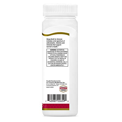 21st Century Mega Multi for Women Tablets, 90-Count (22659)