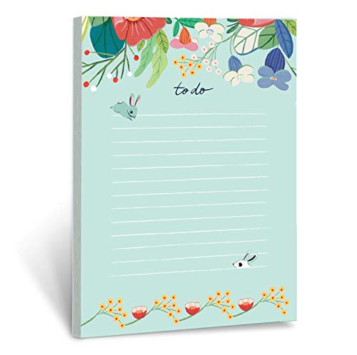 Ceibo Press To Do List Notepads (Set of 3) by Ana Sanfelippo | Cute Floral Stationary Memo Note Pads for Shopping List, Grocery List, Daily Planner, Weekly Planner use