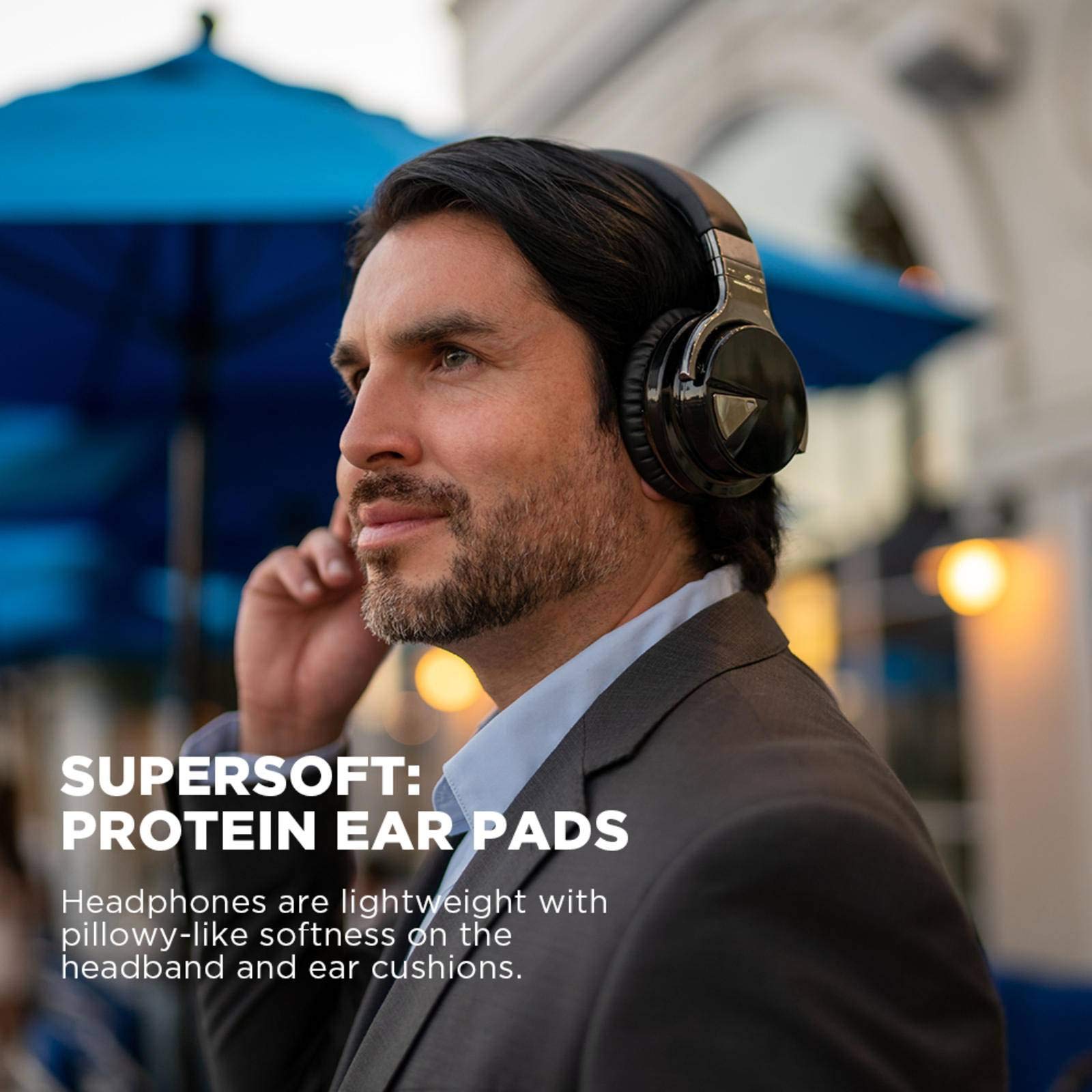 NC Active Noise Cancelling Headphones Bluetooth Headphones Wireless Headset Over Ear30 Hours Playtimewith Mic