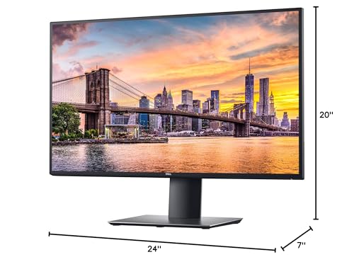 Dell UltraSharp U2720Q 27 Inch 4K UHD (3840 x 2160) LED Backlit LCD IPS USB-C Monitor (7GZ651) (Renewed)