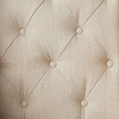 Coaster Home Furnishings Brockway Glen Cove Arm Chairs with Button Tufting and Nailhead Trim Antique Java and Cream (Set of 2)