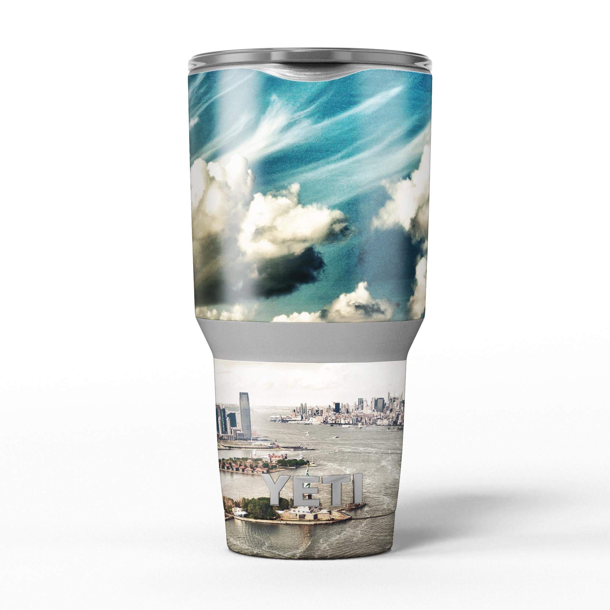 Design Skinz Drama NYC - Skin Decal Vinyl Wrap Kit Compatible with The Yeti Rambler Cooler Tumbler Cups
