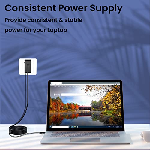 β33W Laptop Charger Replacement for Asus Chromebook C201P C201 C201PA C100PA C100P C100 Eeebook X205T X205 X205TA Vivobook E200H E200HA AD890526 ADP-33AW B Small Square Tip Power Supply Cord