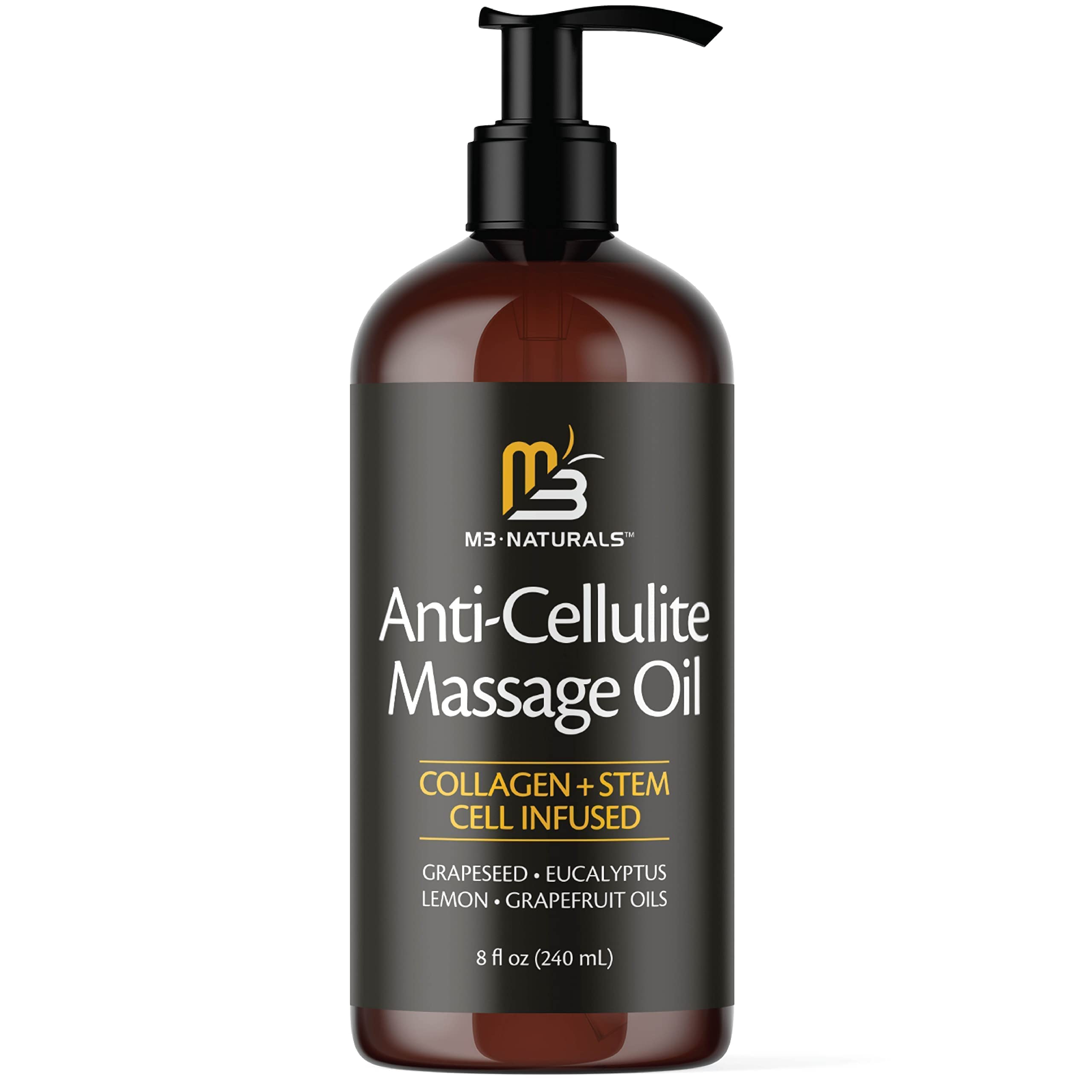 M3 Naturals Anti Cellulite Massage Oil + Arabica Coffee Body Scrub