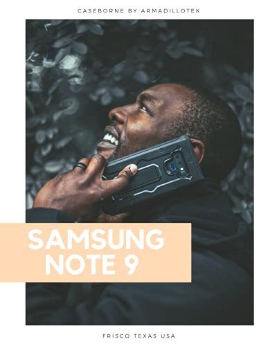 ArmadilloTek Vanguard Designed for Samsung Galaxy Note 9 Case (2018 Release) Military Grade Full-Body Rugged with Built-in Screen Protector & Kickstand (Black)