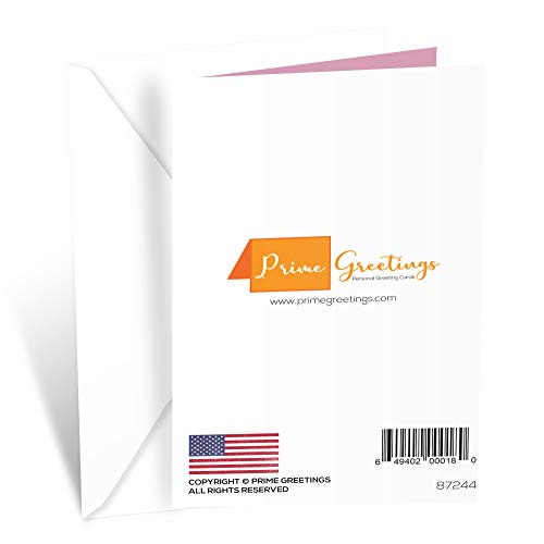 Happy 50th Birthday Card | Made in America | Eco-Friendly | Thick Card Stock with Premium Envelope 5in x 7.75in | Packaged in Protective Mailer | Prime Greetings