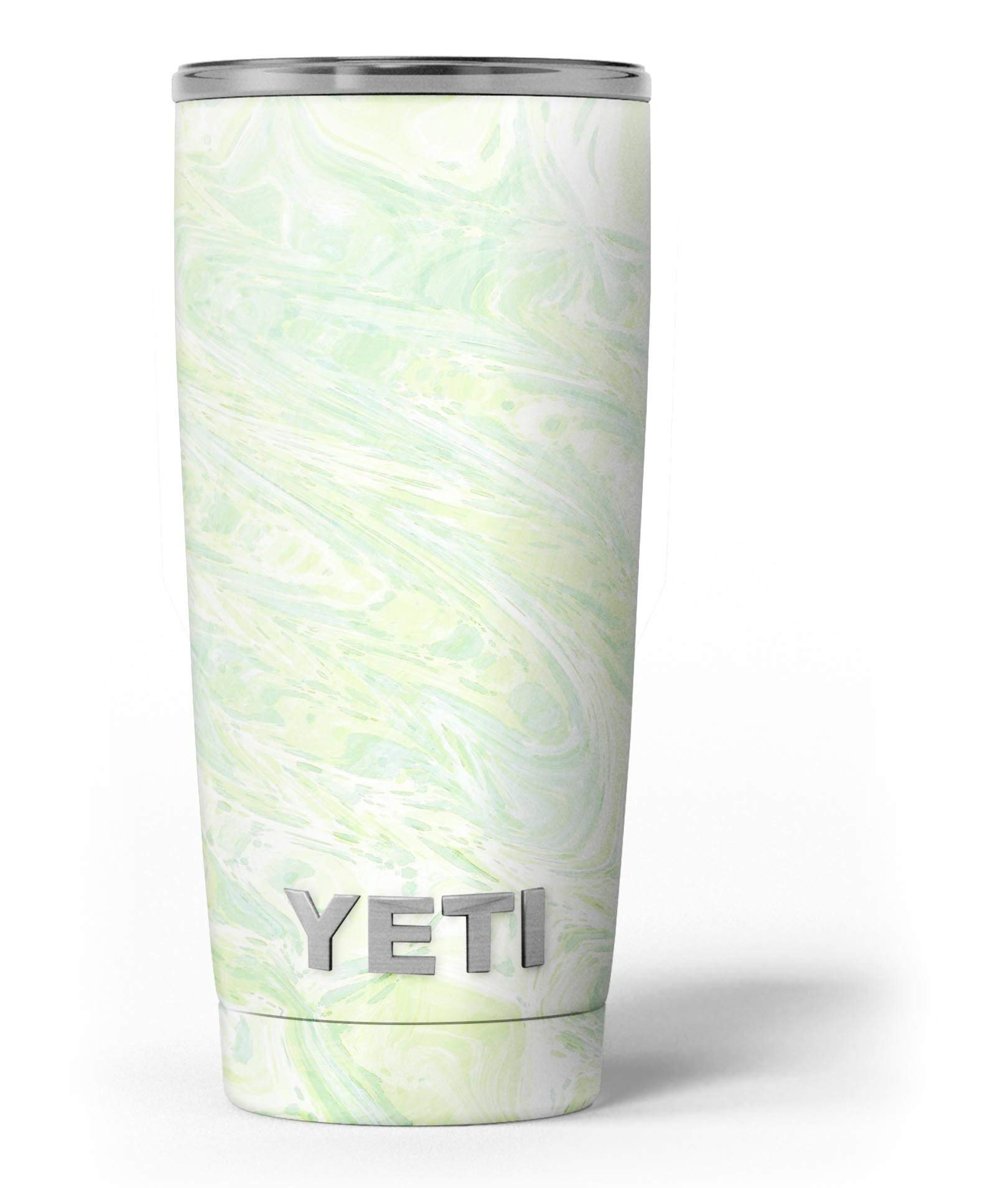 Design Skinz Slate Marble Surface V29 - Skin Decal Vinyl Wrap Kit Compatible with The Yeti Rambler Cooler Tumbler Cups
