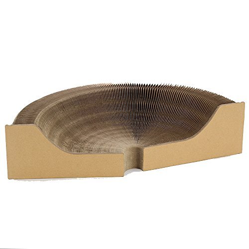 BobbyPet Cat Scratcher Lounge Bed - Collapsible Round Shape for Big cat
