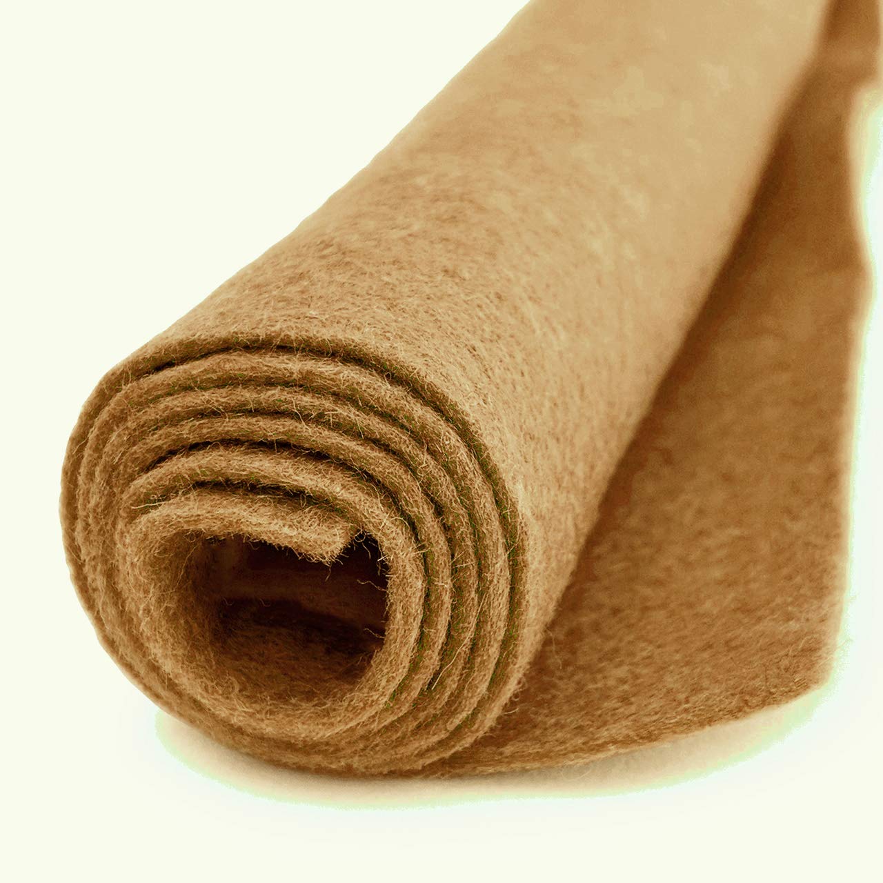 Ageless Bronze Yellow-Brown - Wool Felt Oversized Sheet - 35% Wool Blend - 1 12x18 inch Sheet