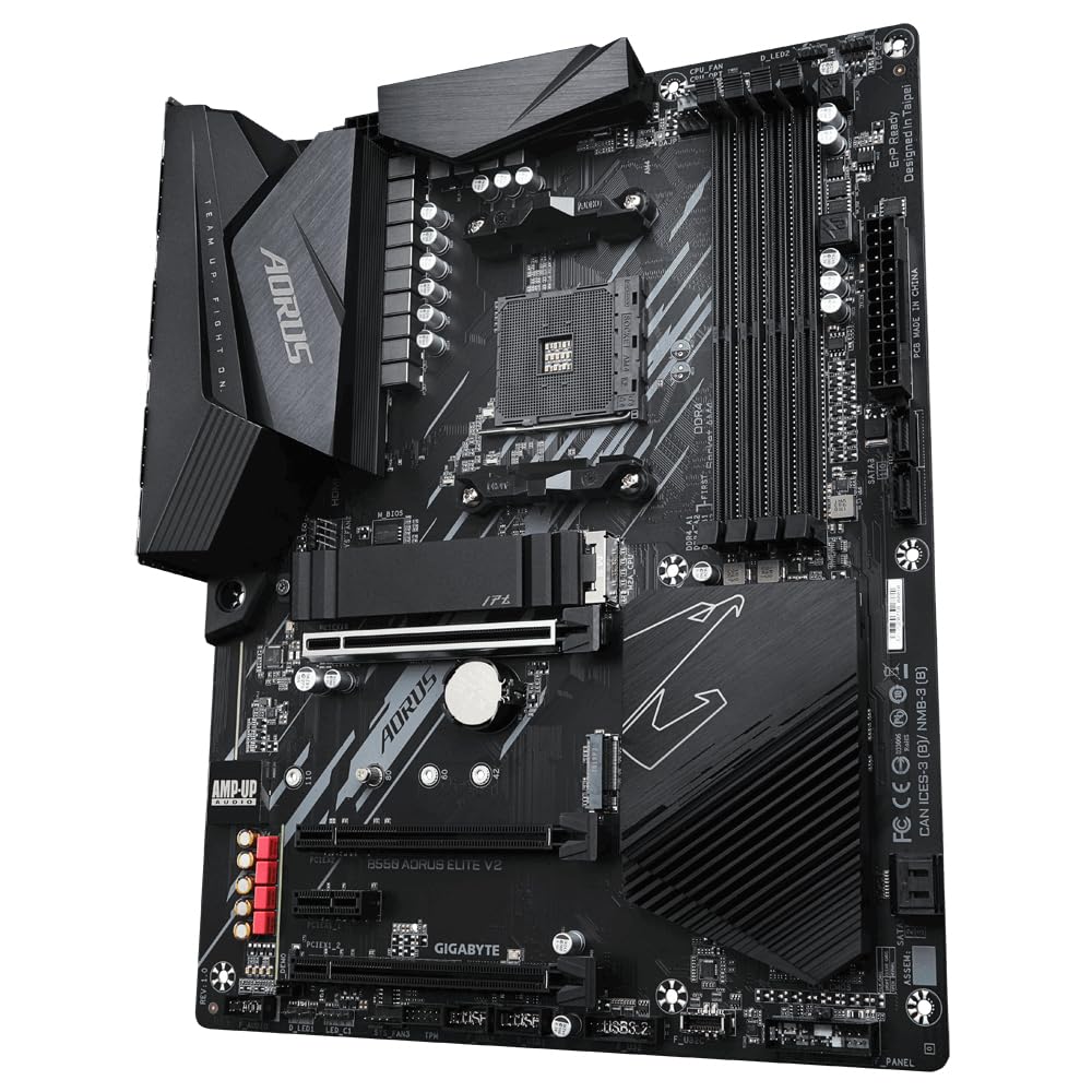 Gigabyte B550 AORUS Elite V2 Motherboard (AM4/DDR4 3200MHz/HDMI/DisplayPort/M.2/USB 3.2) - 9MB55AEL2-00-10