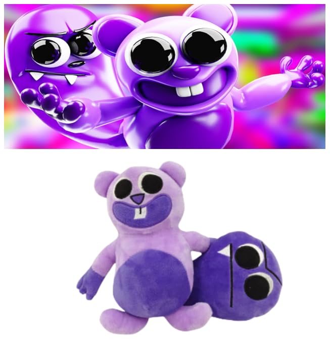 2023 New Garten of Banban 4 Plush, Garten of Banban 4 Handy Dan Plush Toy, Horror Monster Handy Dan Plush Doll Figure, Ban Ban Handy Dan Soft Stuffed Plushie Doll Throw Pillow for Fans Kids Gift