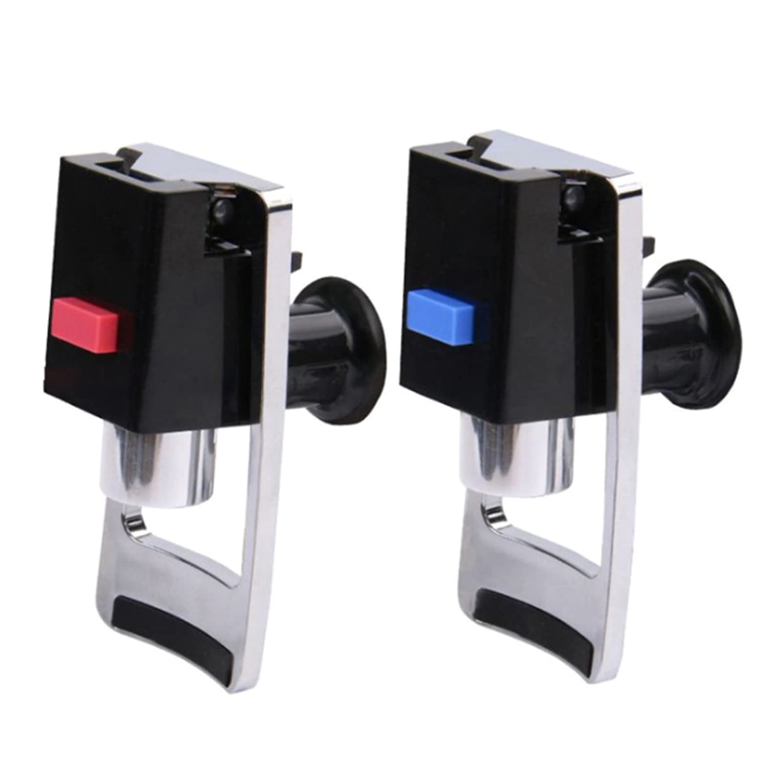 2 Pieces Push Spigot for Water Cooler Dispenser Blue and Red Pack Durable Blue and Red Pack Easy to Operate Gift Water Dispenser Tap Replacement