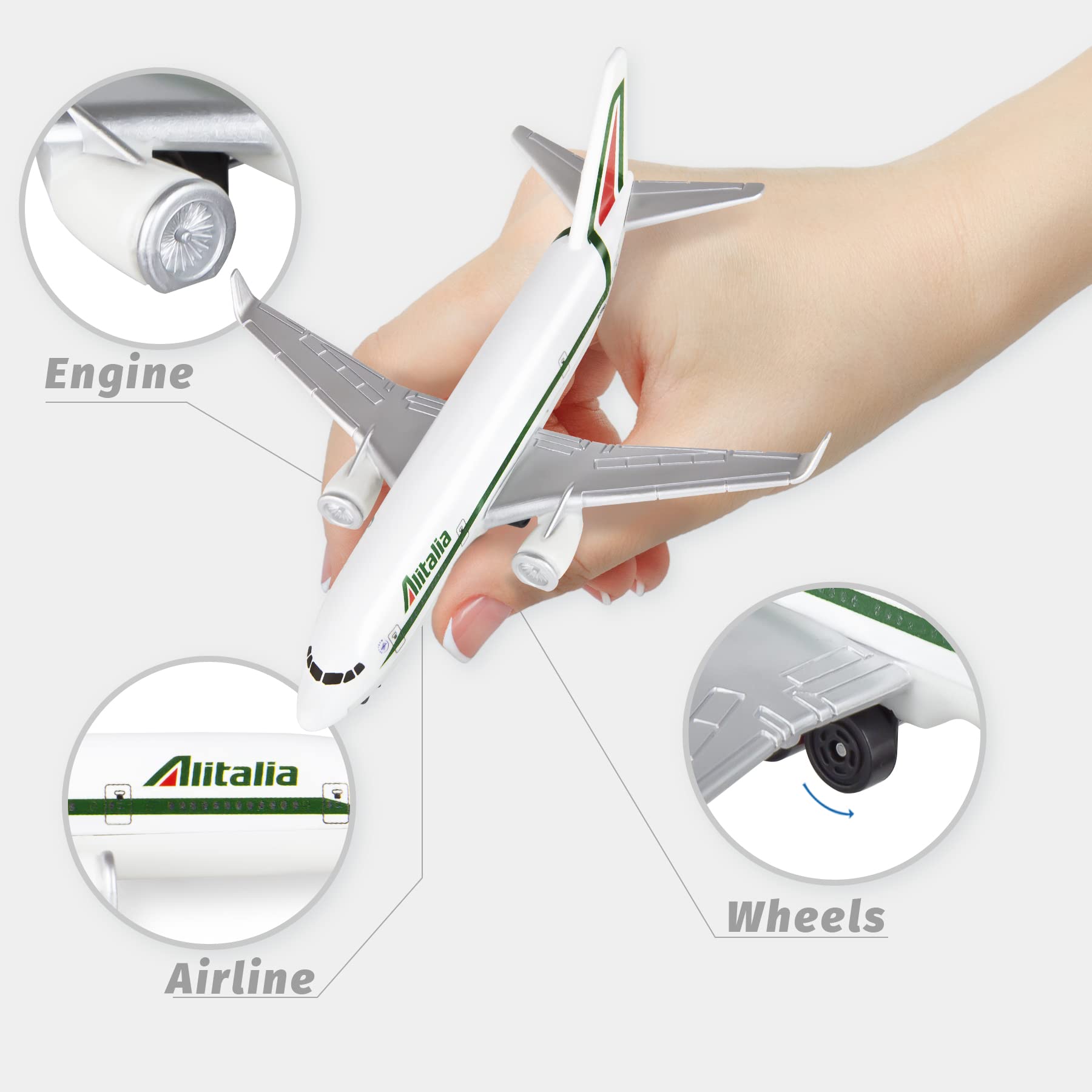 Joylludan Model Planes Italy Airplane Model Airplane Plane Aircraft Model for Collection & Gifts