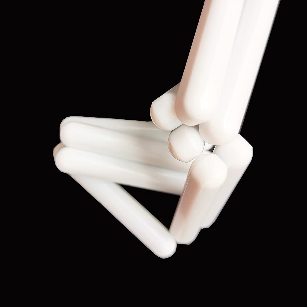 Magnetic Stirrer Stir Bars, Diameter 0.32 inch (8 mm), Length 2 inch (50 mm), 5 Pieces