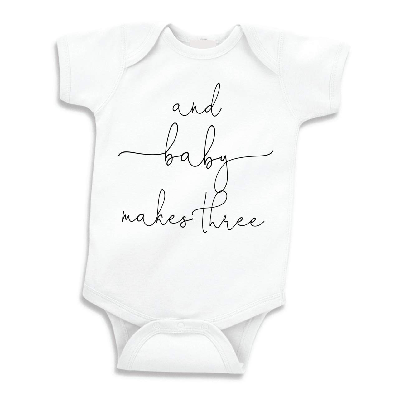 Bump and Beyond Designs Baby-Boys Announcement Gift Leotard for Family Newborn Baby Gift White, 0-3 Months