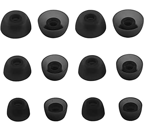 ALXCD Ear Tips Compatible with JBL Tune 230NC TWS Earbuds, S/M/L 3 Sizes 6 Pairs Silicone Earbuds Tips Replacement Tips Eartips, Compatible with JBL Tune 230NC TWS, Gray sml