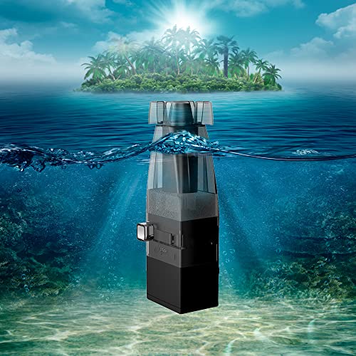 Aquatop 65 GPH Internal Surface Skimmer β for Tanks Up to 100 Gallons, Salt & Freshwater Tanks, Removes Film & Oil from Water Surface, Suction Cup Mounts for Versatile Placement, SSK-65