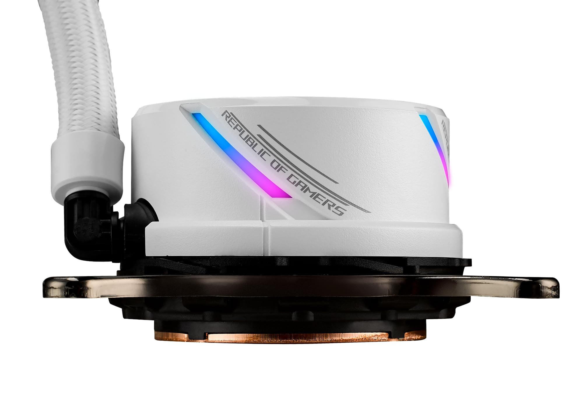 ASUS ROG Strix LC RGB White Edition All-in-One Liquid CPU Cooler (Aura Sync, 3X ROG 120mm Addressable RGB Radiator Fans, White) 360mm