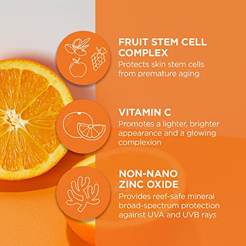 Andalou Naturals Vitamin C BB Beauty Balm Sheer Tint SPF 30, 2-in-1 BB Cream & Face Sunscreen with Broad Spectrum Protection, Mineral Sunscreen with Non-Nano Zinc Oxide, 2 Fl Oz