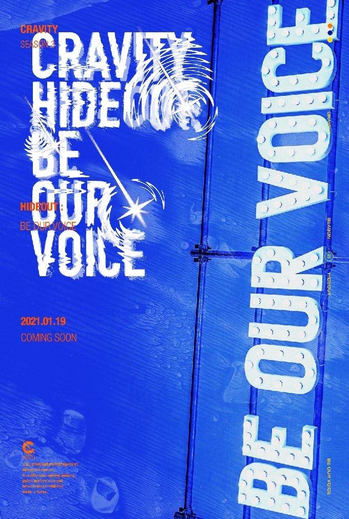 Cravity Season3. Hideout: Be Our Voice Version.2 CD+132p PhotoBook+1p Sticker+1p Polaroid+Tracking Kpop Sealed