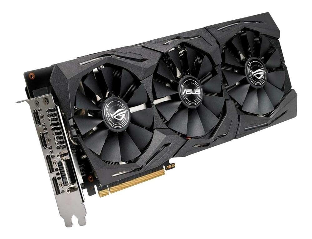 ASUS ROG-STRIX-RX580-O8G-GAMINGOC Edition GDDR5 DP HDMI DVI VR Ready AMD Graphics Card