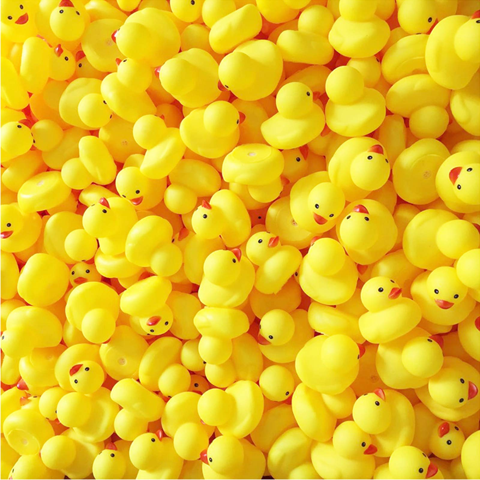 AHUA Bath Duck Toys 20 PCS Mini Rubber Ducks Squeak and Float Ducks Baby Shower Toy for Toddlers Boys Girls over 3 Months(1.8'')