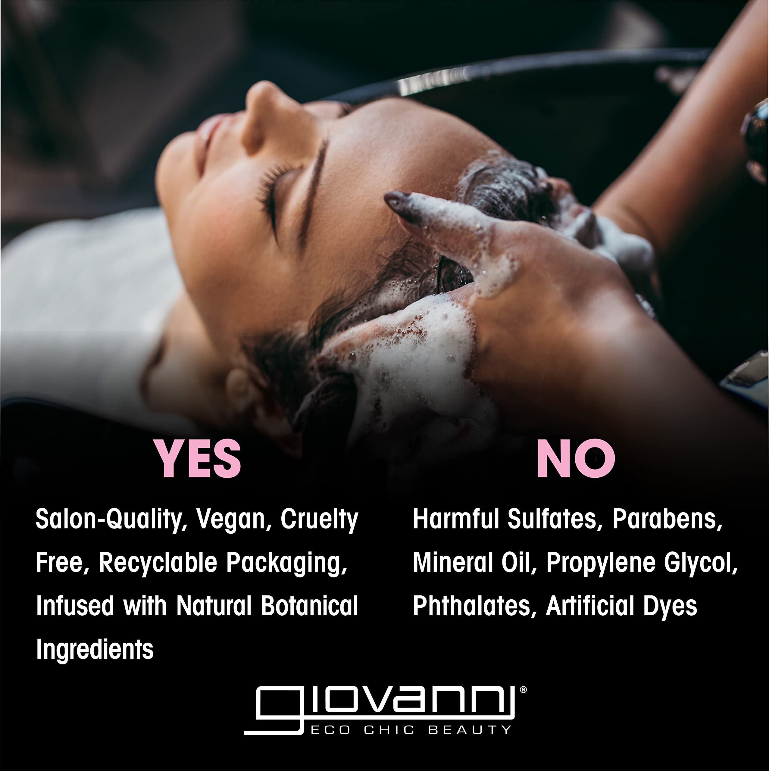 GIOVANNI D:tox Daily Shampoo - Activated Charcoal, Super-Antioxidants Acai & Goji Berry - 8.5 oz
