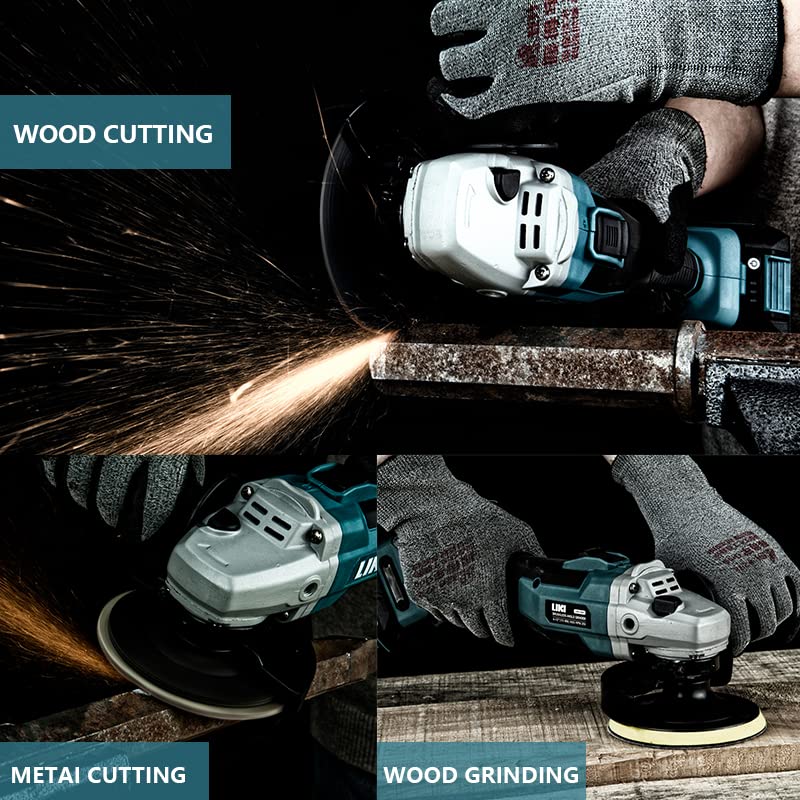 20V Cordless Angle Grinder, 4-1/2''Cordless Grinders, Metal Cut Off/Polish Tool,With 2.0Ah Battery& Charger, For Cutting And Grinding