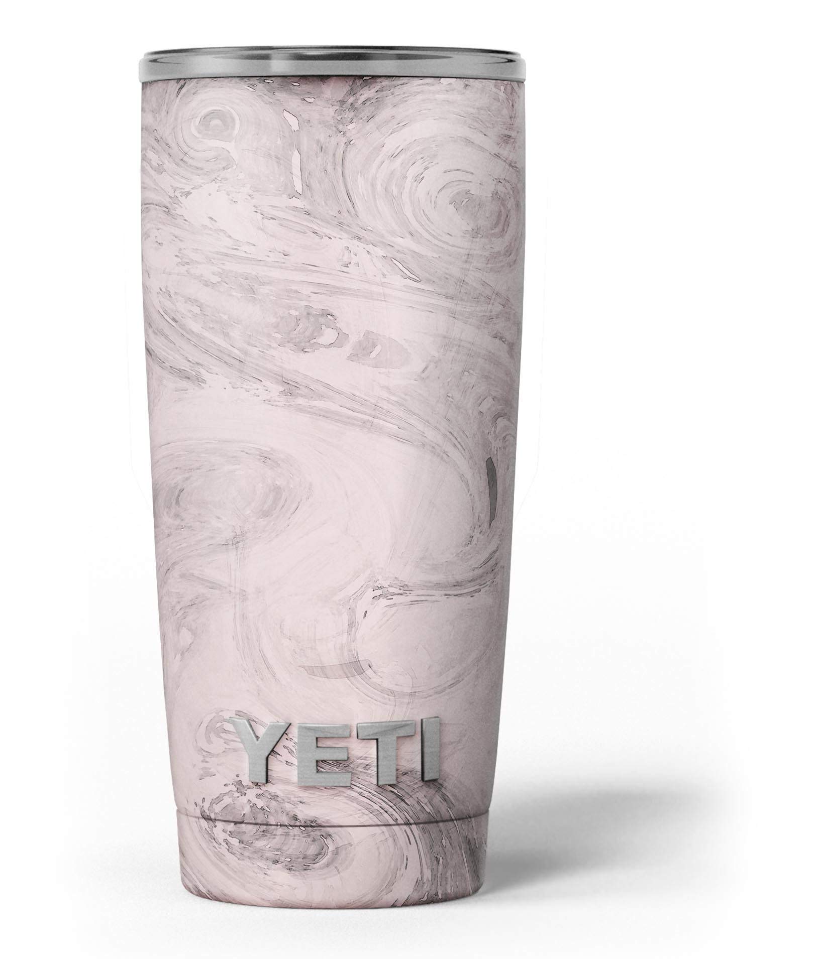 Design Skinz Slate Marble Surface V19 - Skin Decal Vinyl Wrap Kit Compatible with The Yeti Rambler Cooler Tumbler Cups