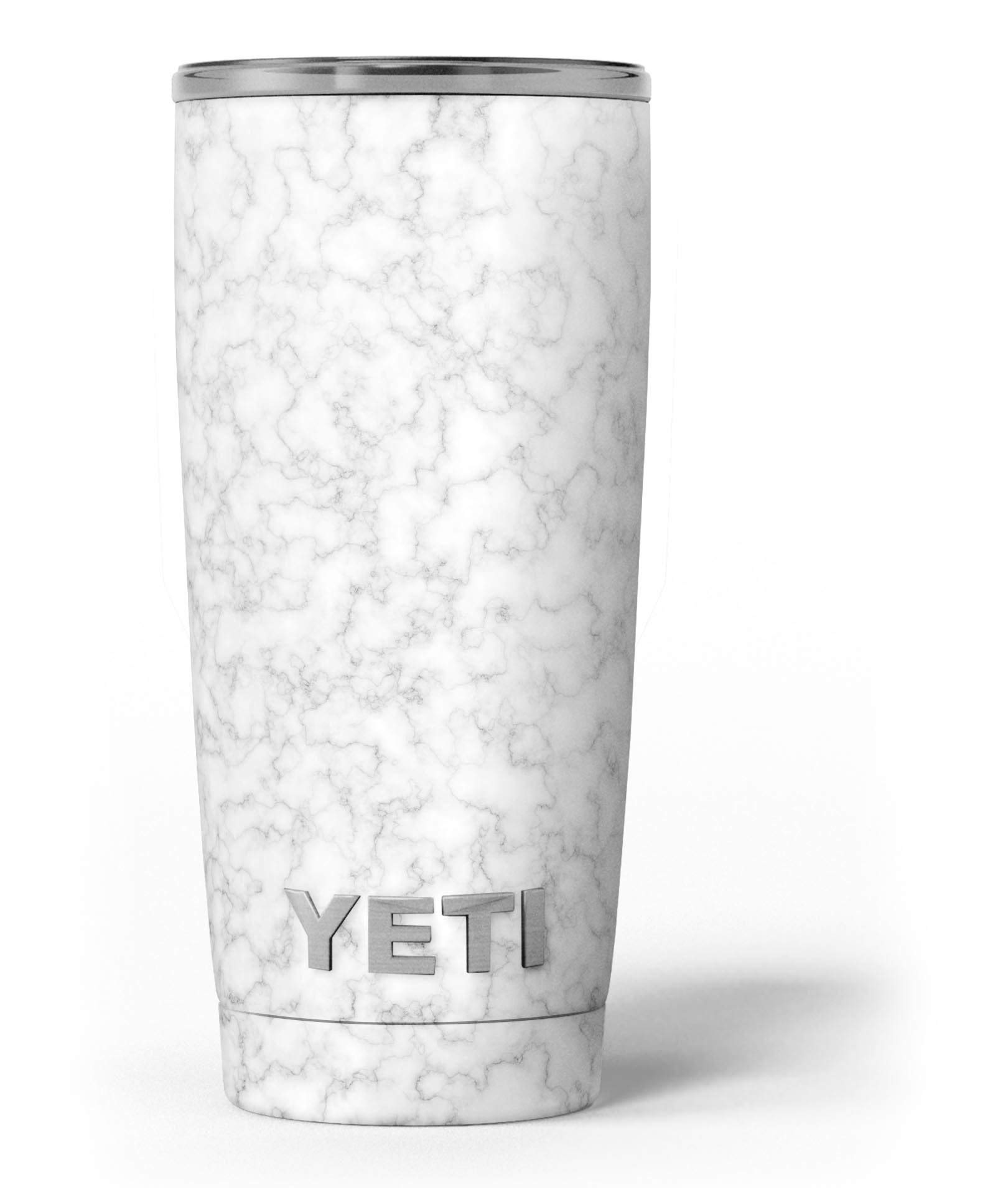 Design Skinz Slate Marble Surface V53 - Skin Decal Vinyl Wrap Kit Compatible with The Yeti Rambler Cooler Tumbler Cups
